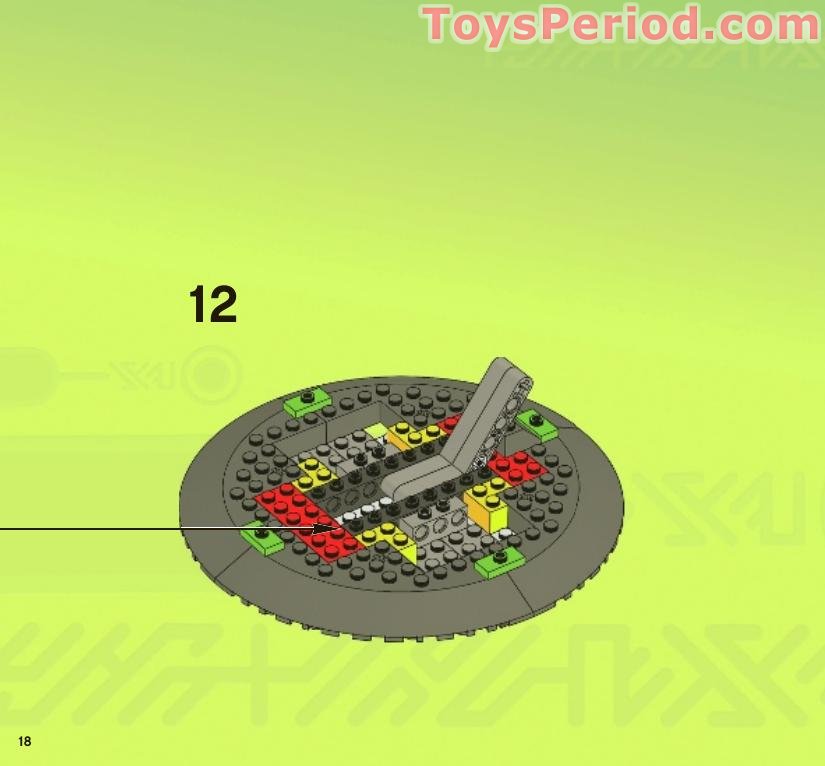 LEGO 7065 Alien Mothership Instructions and Parts List