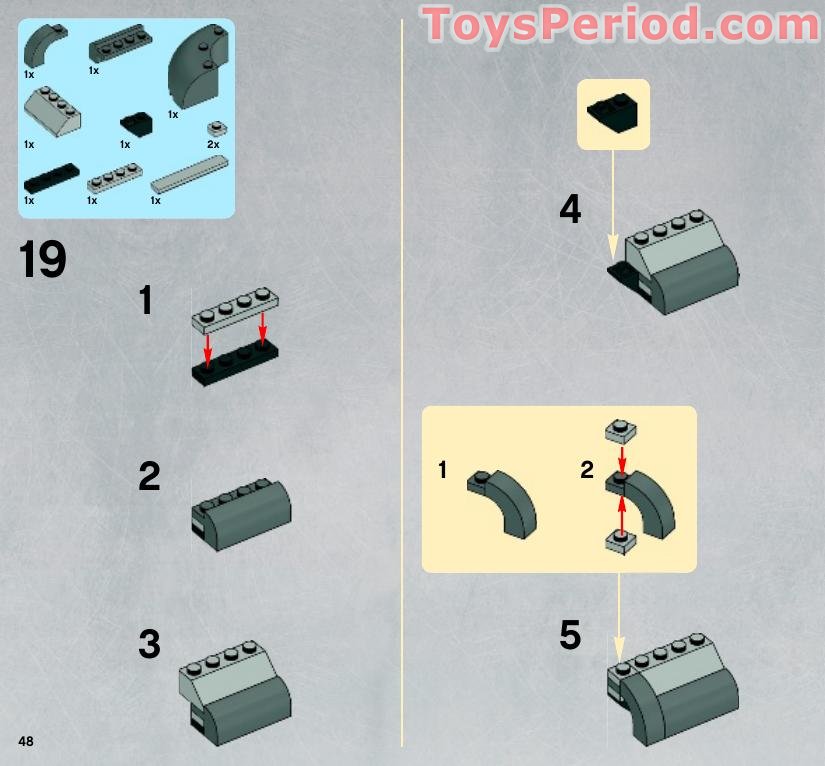 LEGO 7869 Battle for Geonosis Instructions and Parts List