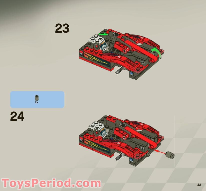 LEGO 8898 Wreckage Road Instructions and Parts List
