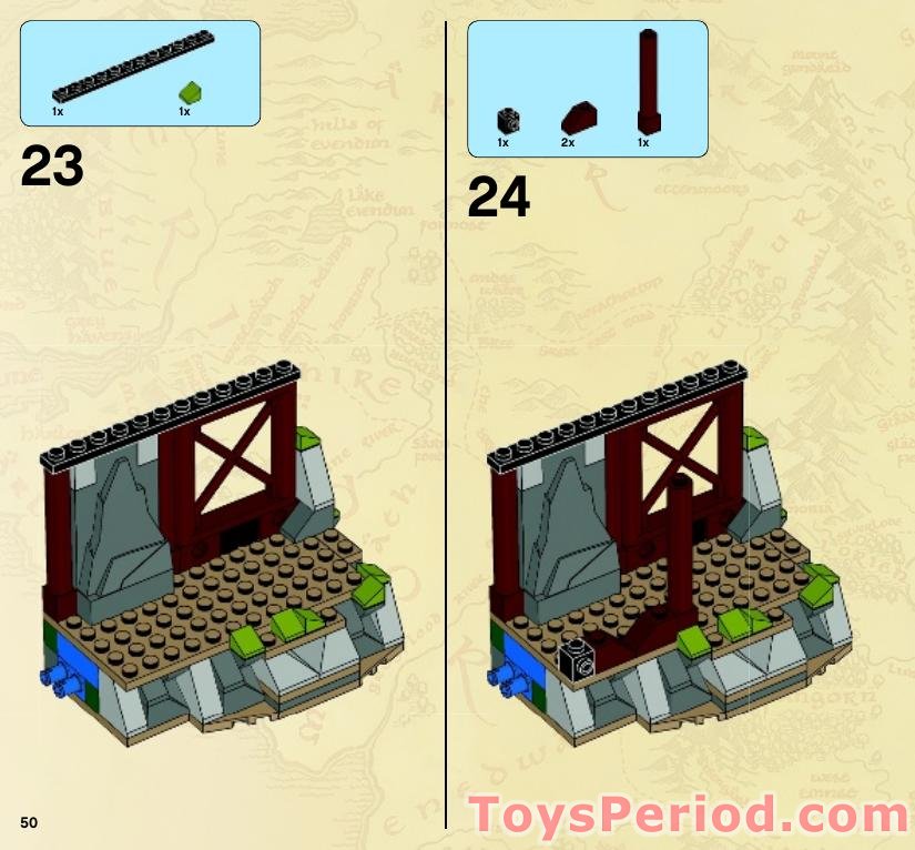 LEGO 9476 The Orc Forge Instructions and Parts List