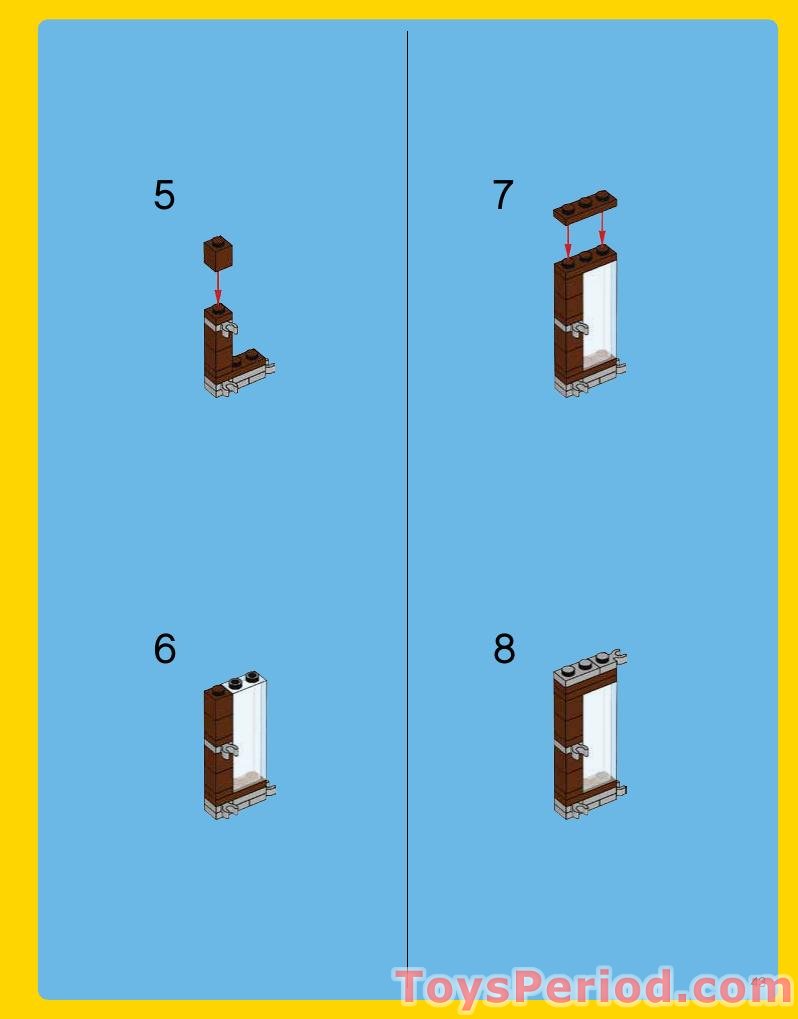 LEGO 10232 Palace Cinema Instructions and Parts List