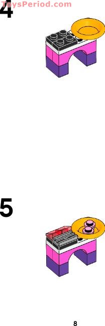 LEGO 4625 LEGO Pink Brick Box Instructions and Parts List