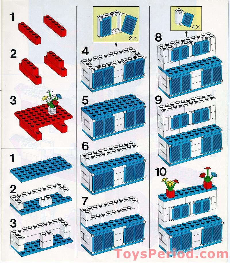 LEGO 565-2 Build-N-Store Chest, 5 Plus Instructions and Parts List