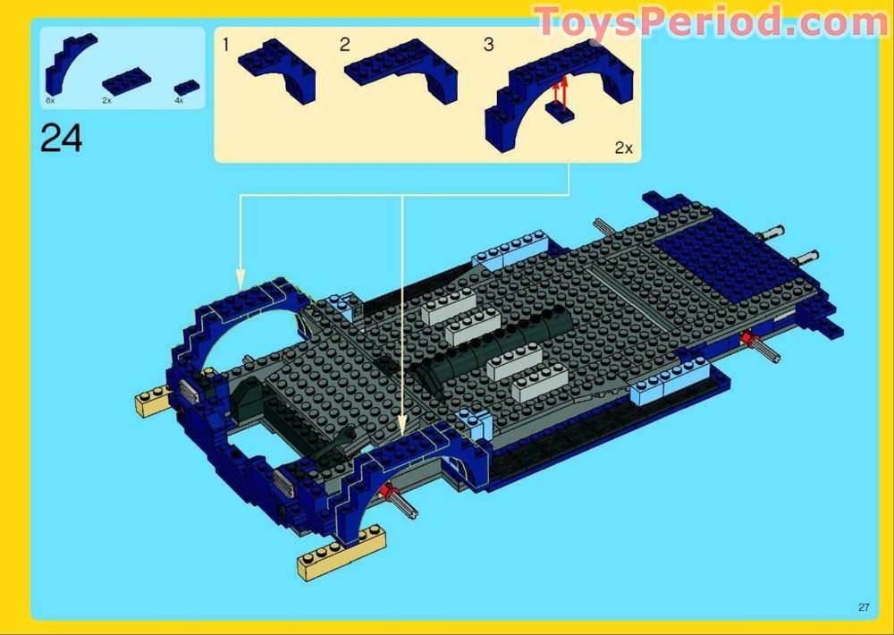 LEGO 10187 Volkswagen Beetle (VW Beetle) Instructions and Parts List