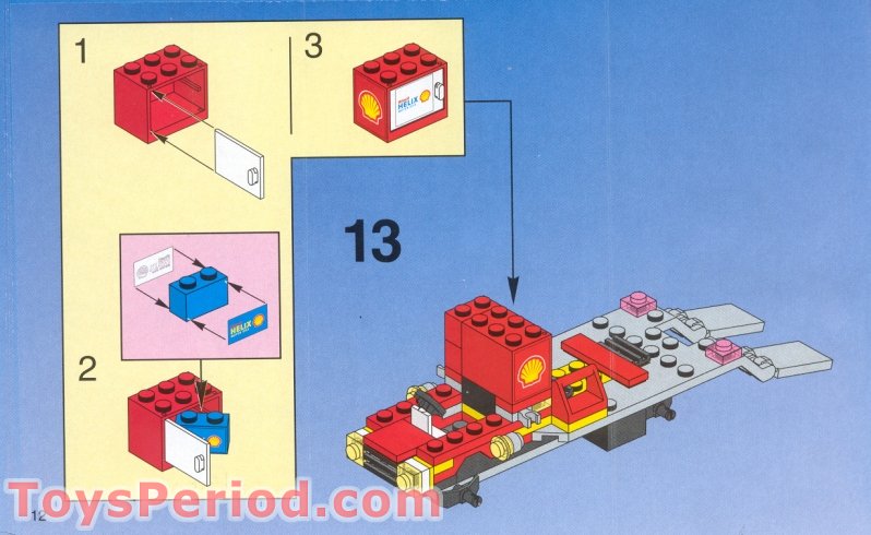 LEGO 1253-1 Shell Promotional Set - Service Station Series - Formula ...
