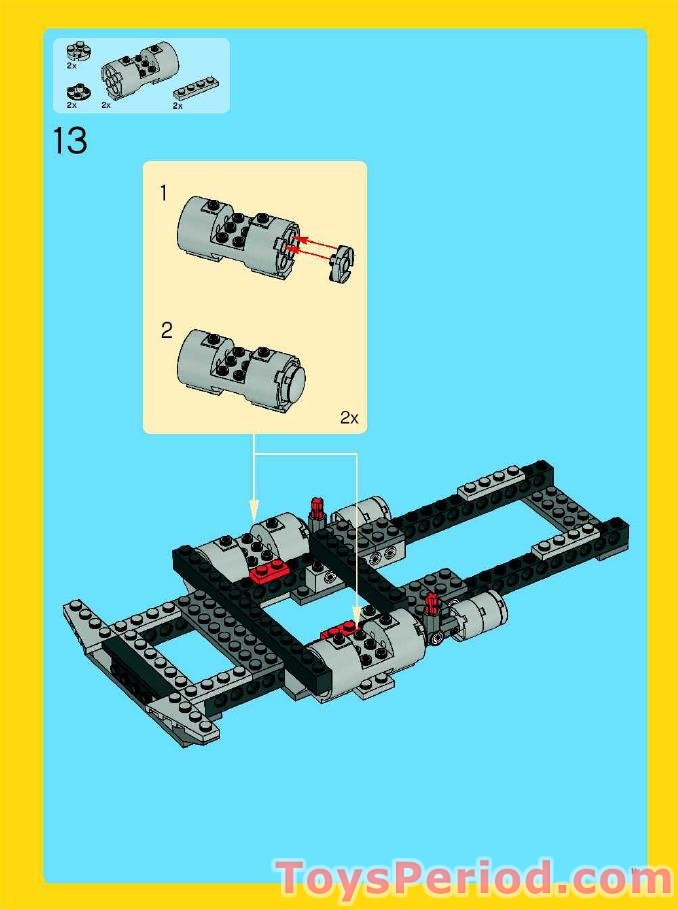 LEGO 4955 Big Rig Instructions and Parts List