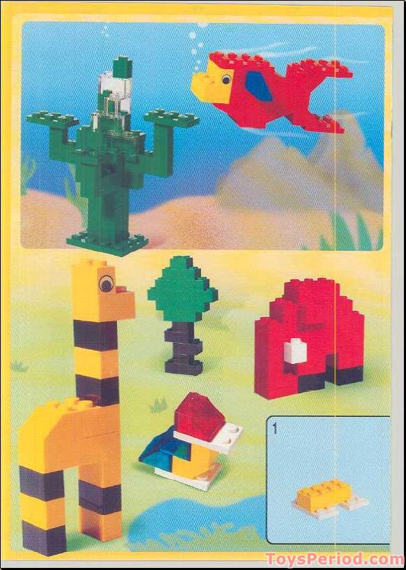 LEGO 4278 Blue Tub Instructions and Parts List