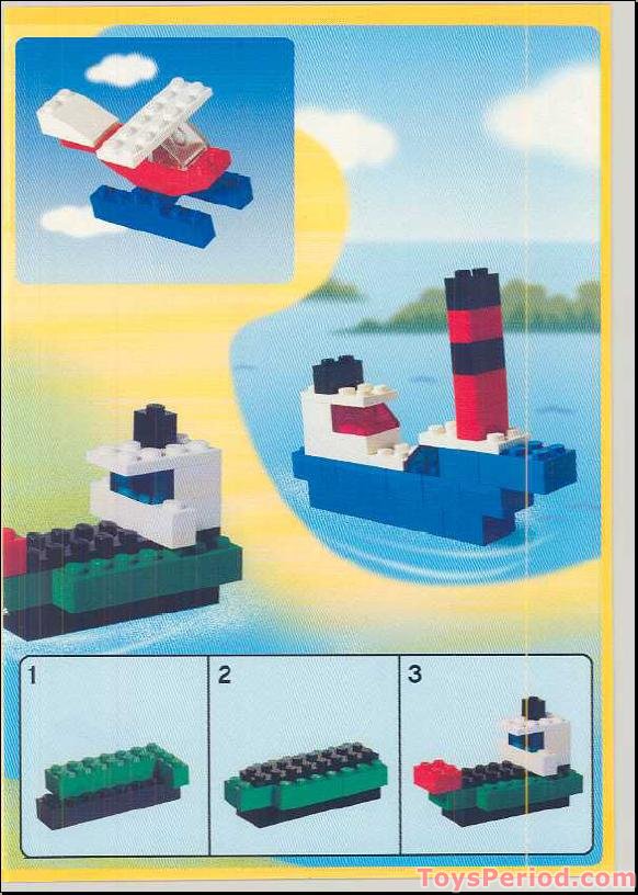 LEGO 4278 Blue Tub Instructions and Parts List