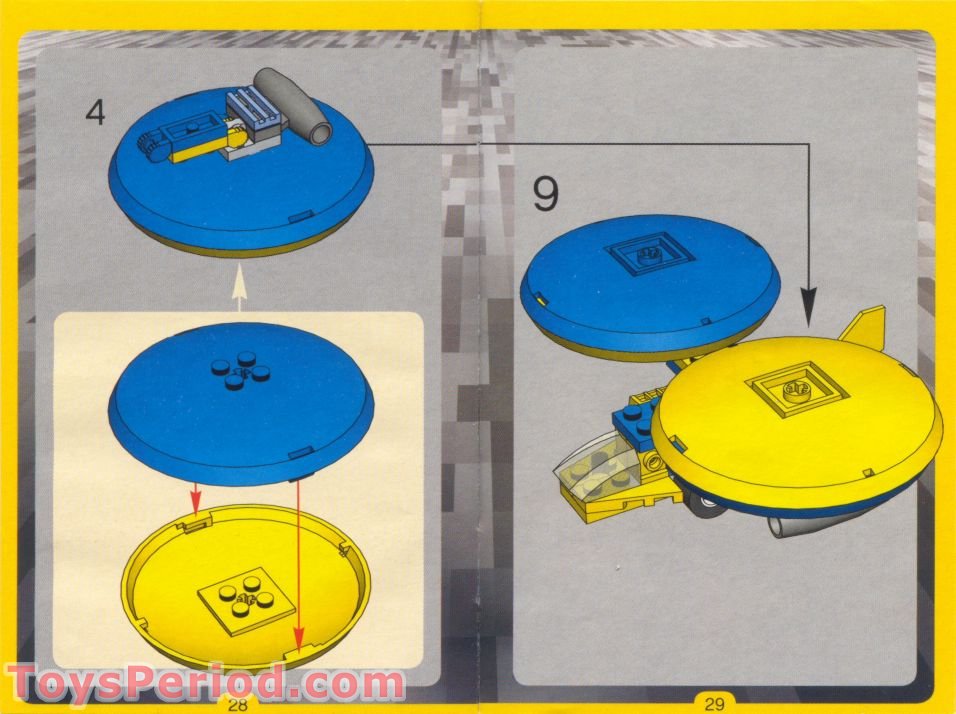 LEGO 4347-1 Auto Pod Instructions and Parts List