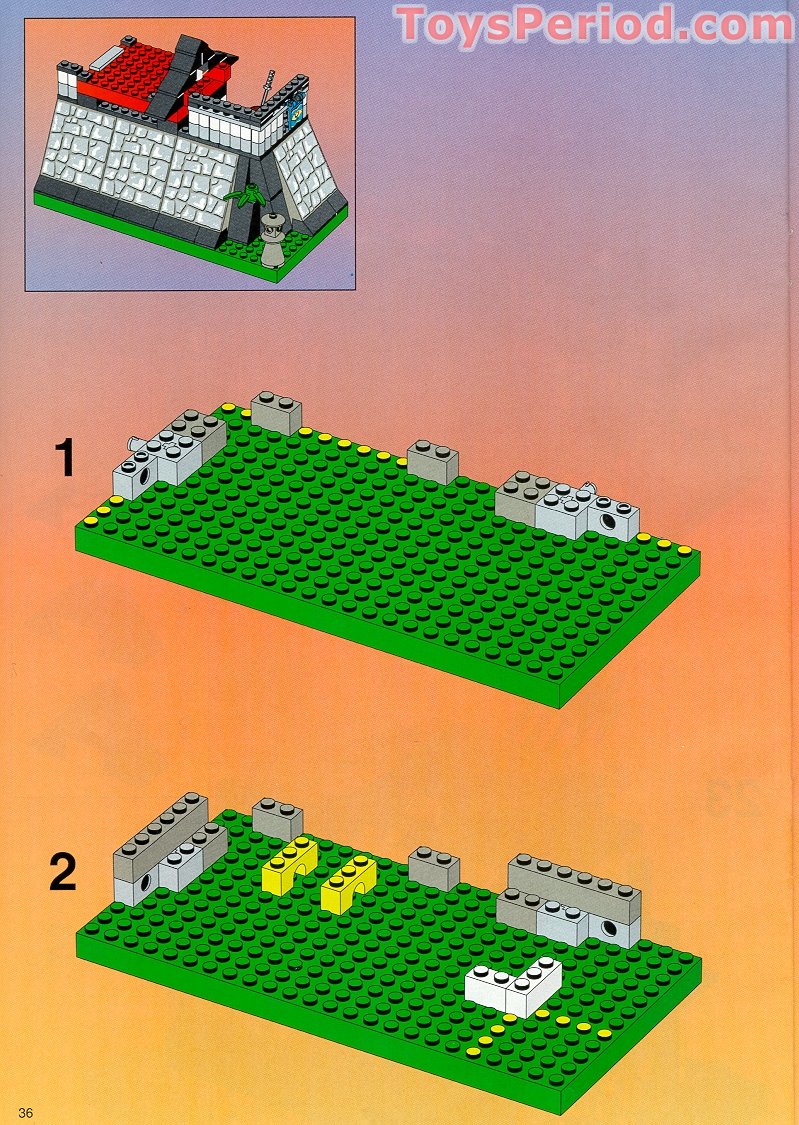 LEGO 6093 Flying Ninja Fortress Instructions and Parts List