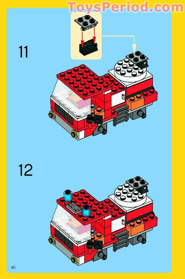 LEGO 6164 LEGO Rescue Building Set Instructions and Parts List