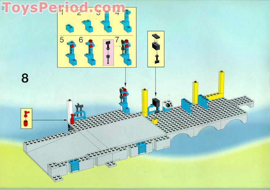 LEGO 6543 Sail 'n' Fly Marina Instructions and Parts List