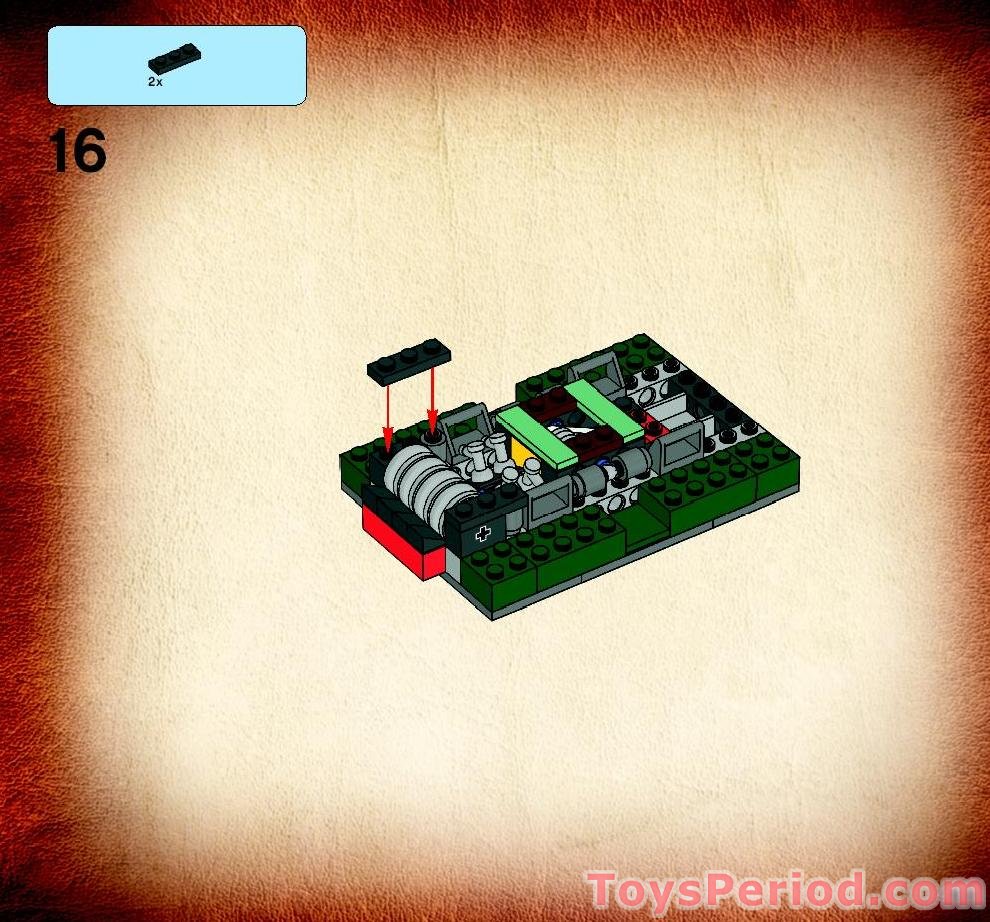 LEGO 7626 Jungle Cutter Instructions and Parts List