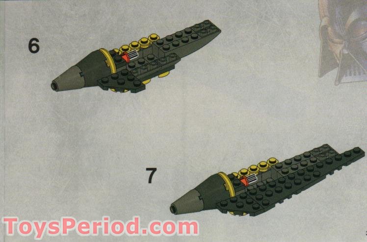 LEGO 7656 General Grievous Starfighter Instructions and Parts List