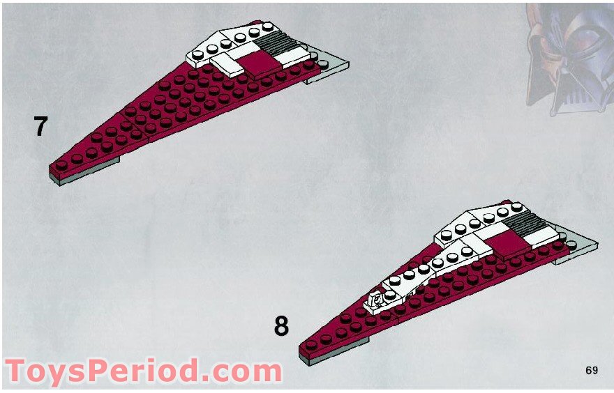 LEGO 7751 Ahsoka's Starfighter and Vulture Droid Instructions and Parts ...