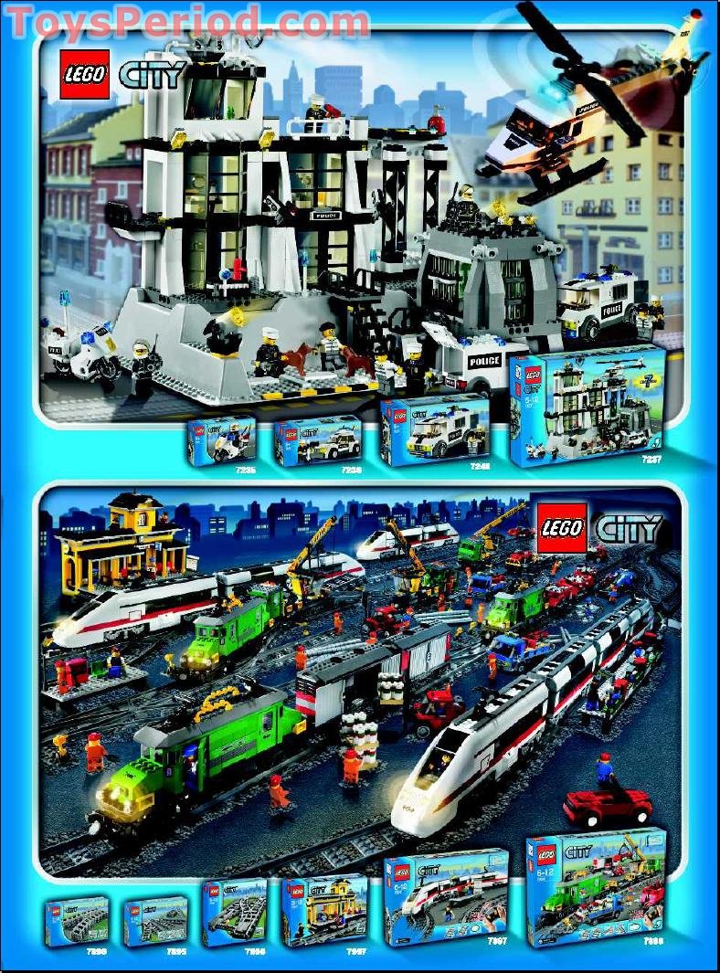 LEGO 7993 Service Station Instructions and Parts List