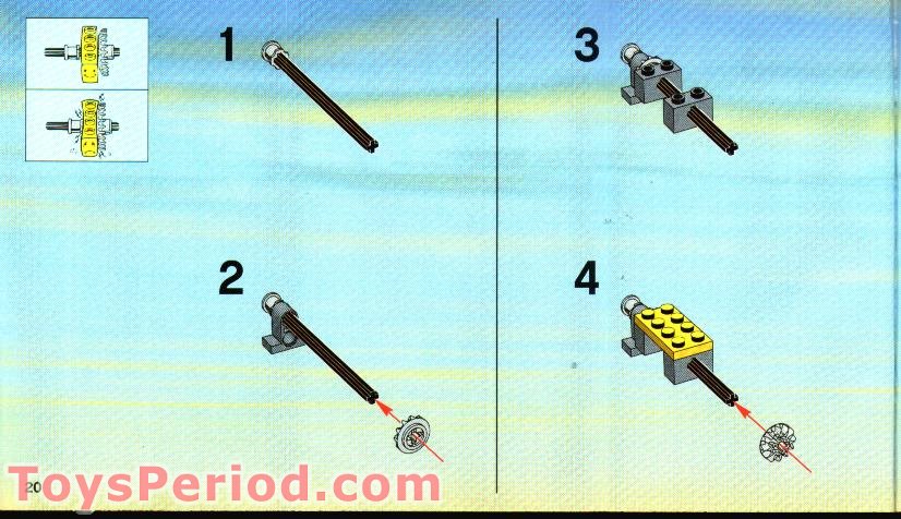 LEGO 7243 Construction Site Instructions and Parts List