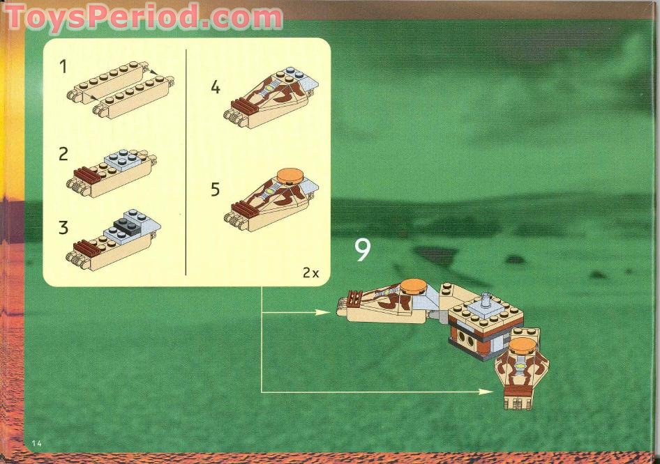 LEGO 7316 Excavation Searcher Instructions and Parts List