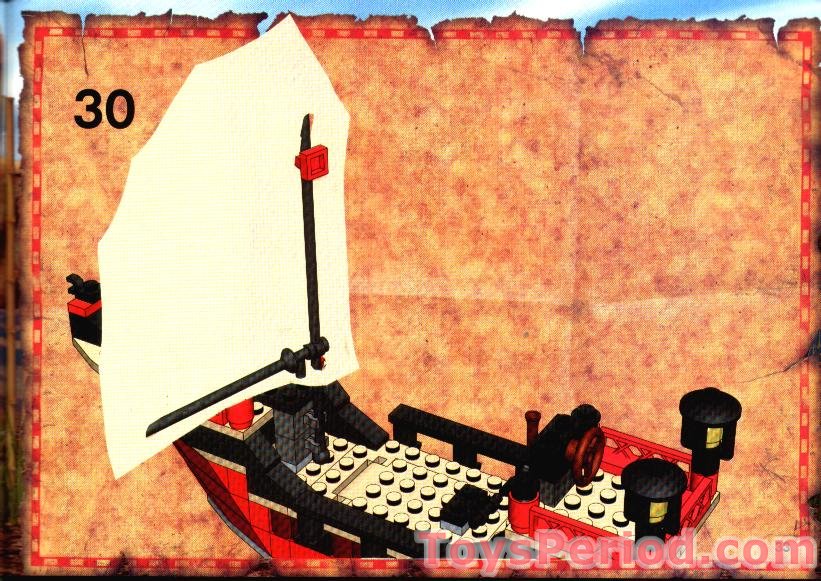 LEGO 7416 Emperor's Ship Instructions and Parts List