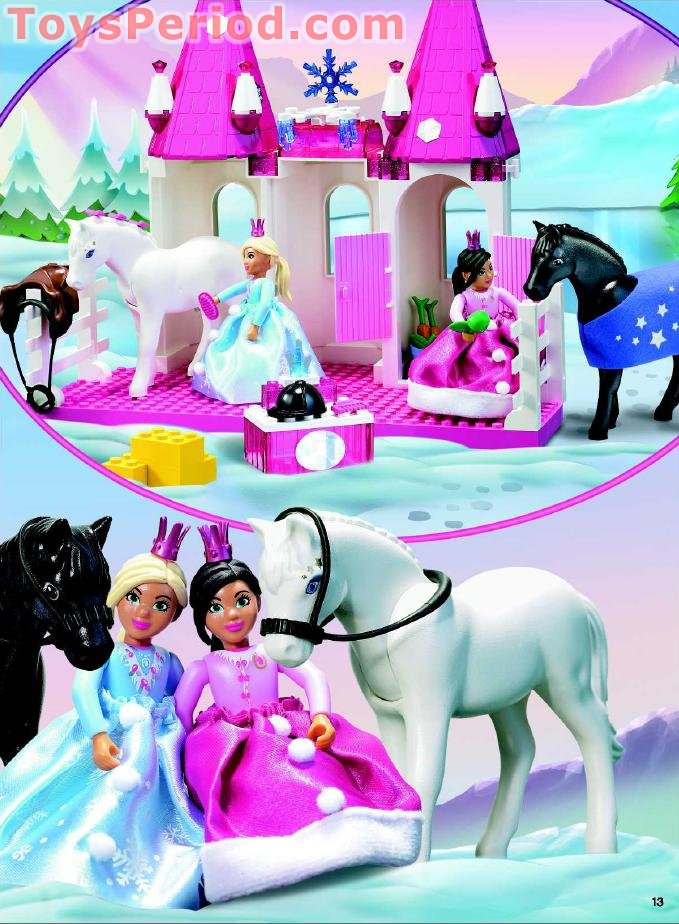 LEGO 7581 Winter Royal Stables Instructions and Parts List