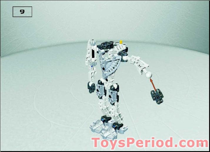 LEGO 8741 Toa Hordika Nuju Instructions and Parts List