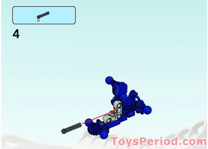 LEGO 8982 Strakk Instructions and Parts List