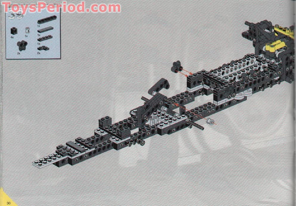 LEGO 8458 Silver Champion Racer Instructions and Parts List