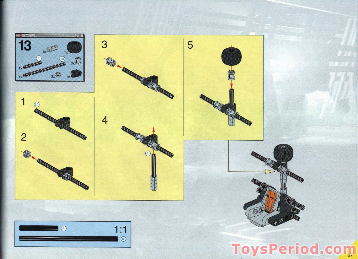 LEGO 8465 Extreme Off-Roader Instructions and Parts List