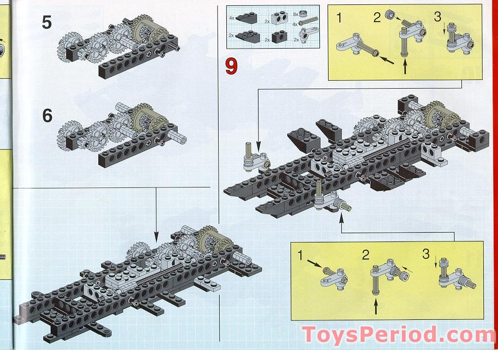 LEGO 8479 Barcode Multi-Set Instructions and Parts List