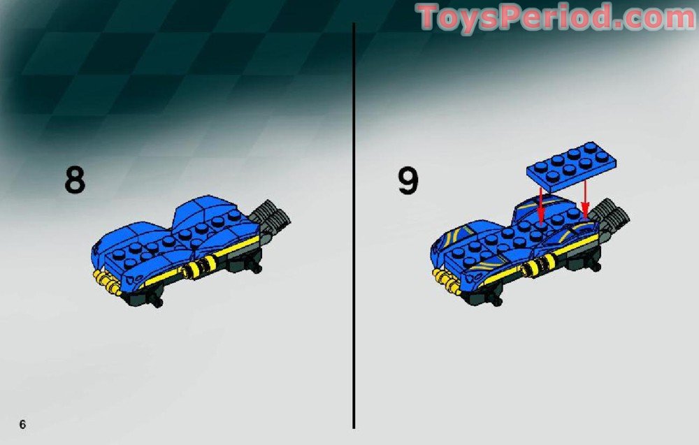 LEGO 8495 Crosstown Craze Instructions and Parts List