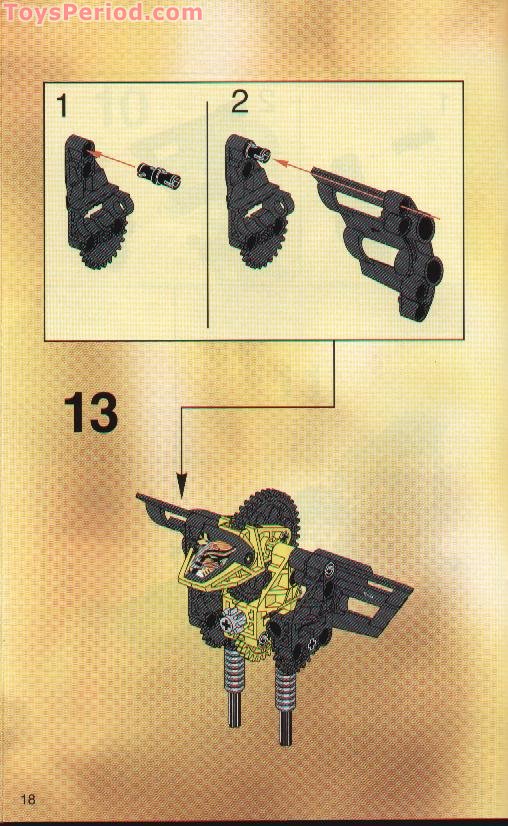 LEGO 8523 Blaster Slizer Instructions and Parts List
