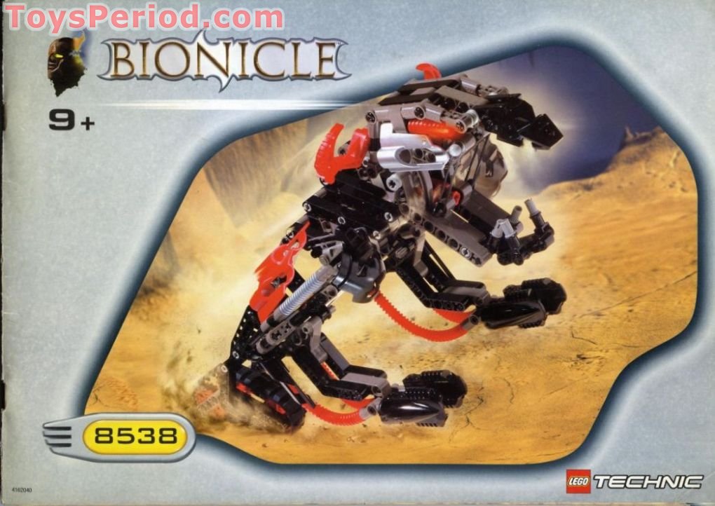 LEGO 8538 Muaka and Kane-Ra Instructions and Parts List