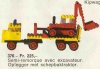 LEGO 376-1 Low-Loader with Excavator Instructions and Parts List