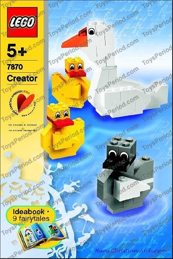LEGO 7870 Hans Christian Andersen Bucket Instructions and Parts List