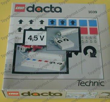 LEGO 1039 Manual Control Set 1 Parts List