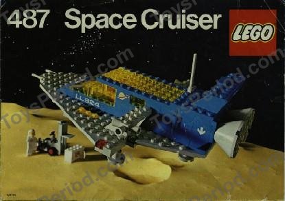 LEGO 487-1 Space Cruiser Instructions and Parts List