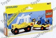 LEGO 6677 Motocross Racing Instructions and Parts List