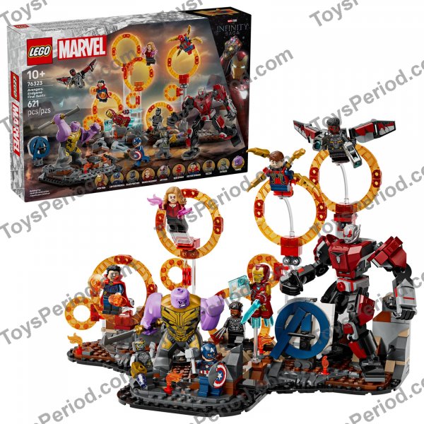 LEGO 76323 Avengers: Endgame Final Battle Set Parts List