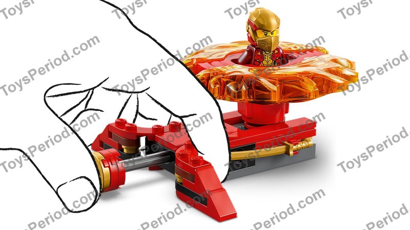 LEGO 71823 Kai's Dragon Spinjitzu Spinner Set Parts List