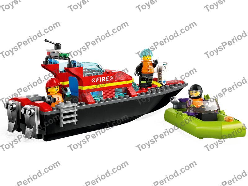 LEGO 60373 Fire Rescue Boat Set Parts List