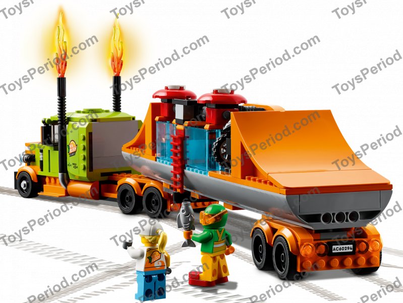 LEGO 60294 Stunt Show Truck Set Parts List