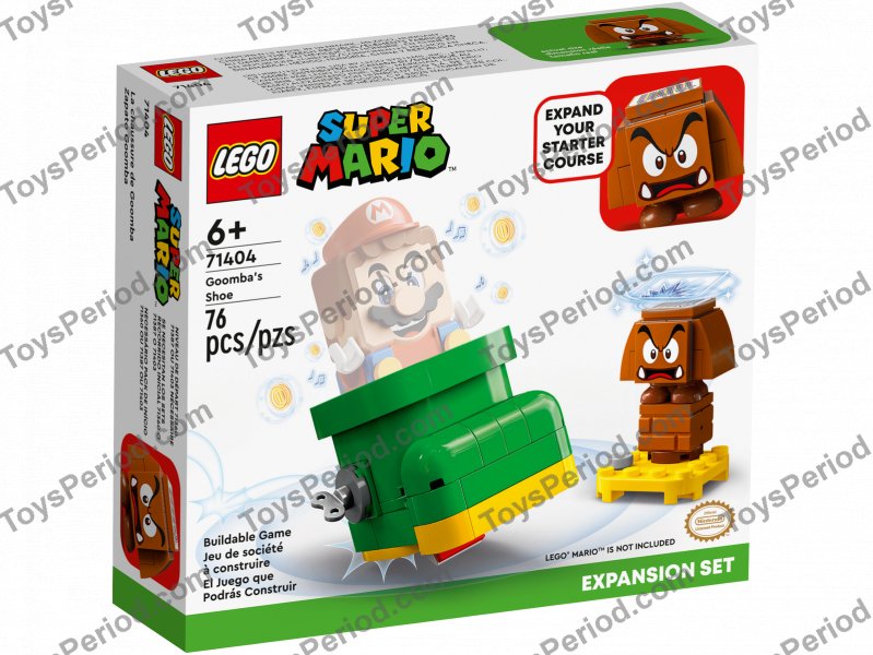 LEGO 71404 Goomba's Shoe - Expansion Set Parts List