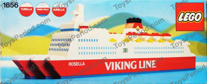 LEGO 1656-2 Viking Line Promotional Set - Cruise Ship Instructions and ...