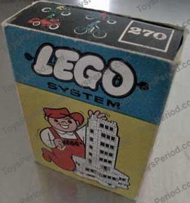 LEGO 270-1 5 Cyclists with Motorcycles Set Parts List