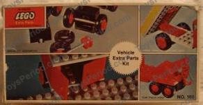 LEGO 166-2 Vehicles Accessory Pack Set Parts List