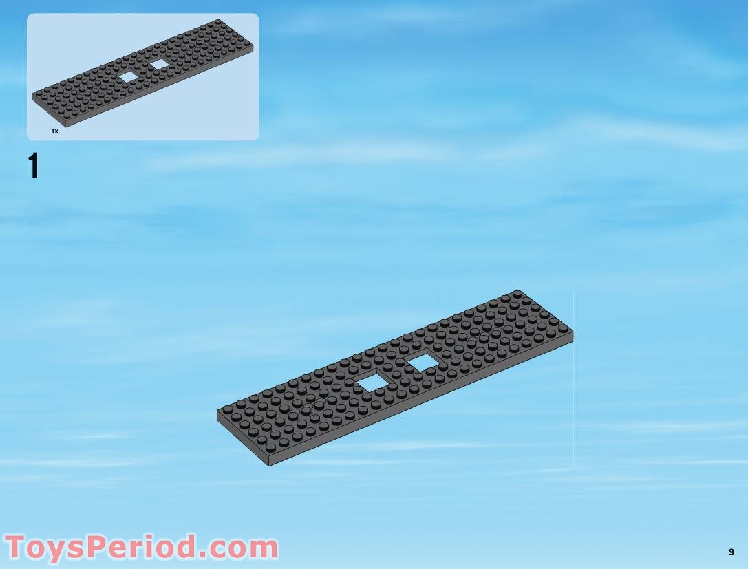 LEGO 60051 High-speed Passenger Train Instructions and Parts List