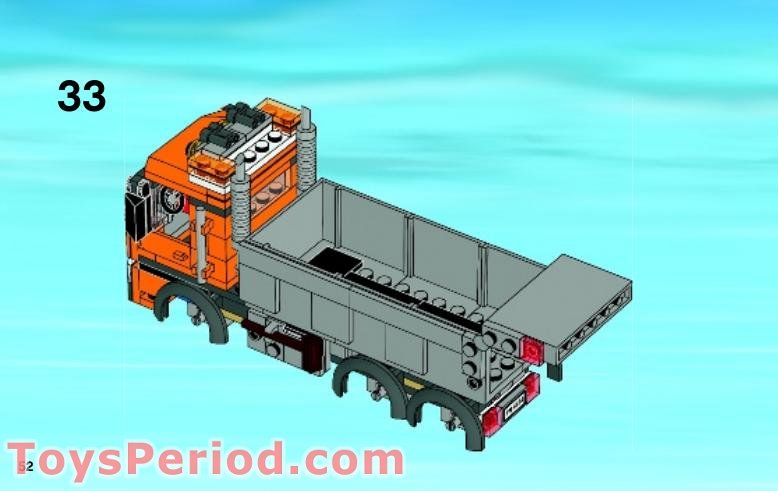 LEGO 4434 Tipper Truck Instructions and Parts List