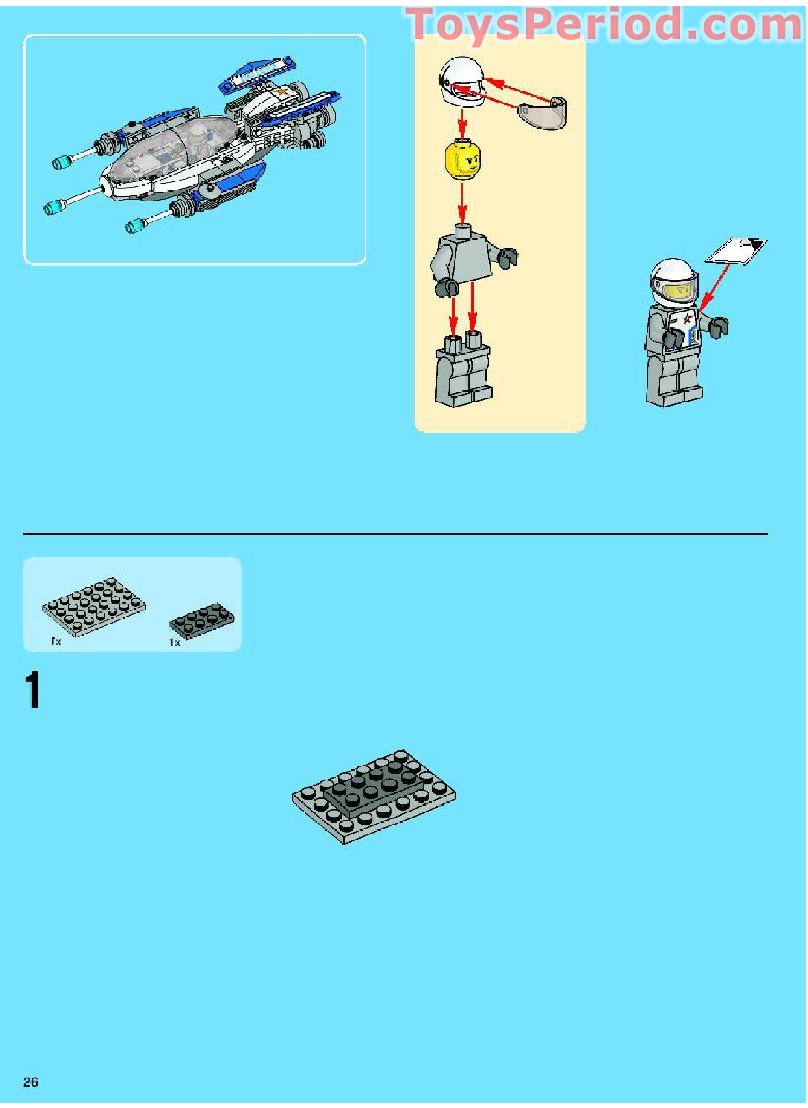 LEGO 10191 Star Justice Instructions and Parts List