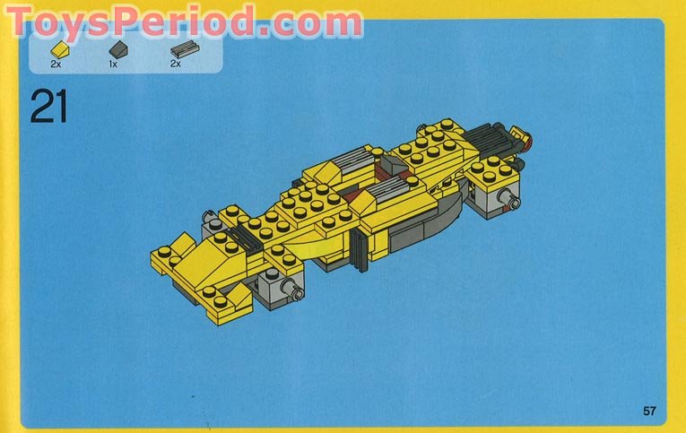 LEGO 4939 Cool Cars Instructions and Parts List