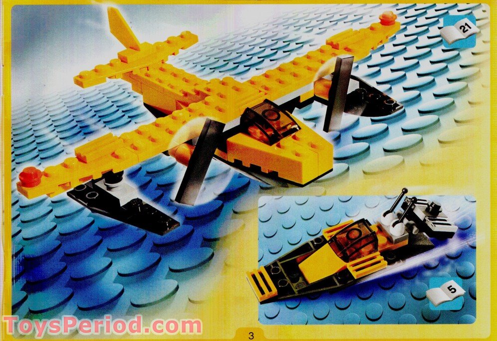 LEGO 4505 Sea Machines Instructions and Parts List